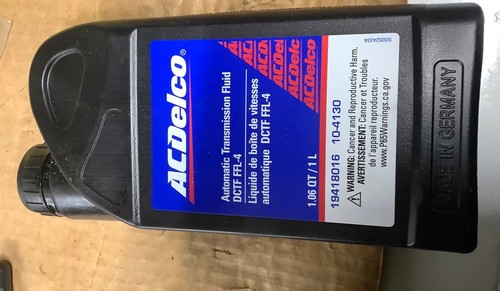 Genuine GM ACDelco DCTF FFL-4 Automatic Transmission Fluid Quart ...