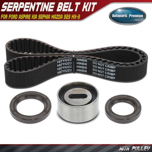 4x Timing Belt Kit for Ford Aspire 1994-1997 Festiva Kia Sephia Mazda ...