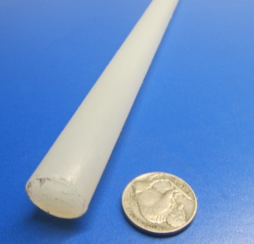 UHMW White Round Rod .625" (5/8") Diameter x 12" Long, 6 Pcs, 6 Feet | eBay