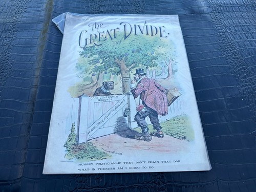 OCTOBER 1895 THE GREAT DIVIDE western America magazine | eBay