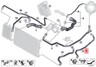 Genuine BMW F25 F26 X3 X4 SAC SUV Radiator Coolant Hose OEM 17128571605 ...