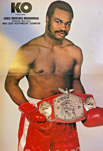 1981 Vintage Magazine Poster Boxer Eddie Mustafa Muhammad | eBay
