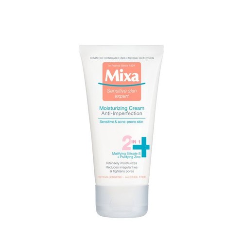 Mixa Moisturizing cream for sensitive skin prone to imperfections 50ml ...