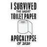 Not Infected Sticker Quarantine Funny Toilet Paper Social Distancing ...