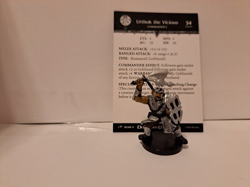 D&D Miniatures WOTC Urthok the Vicious 39/60 | eBay