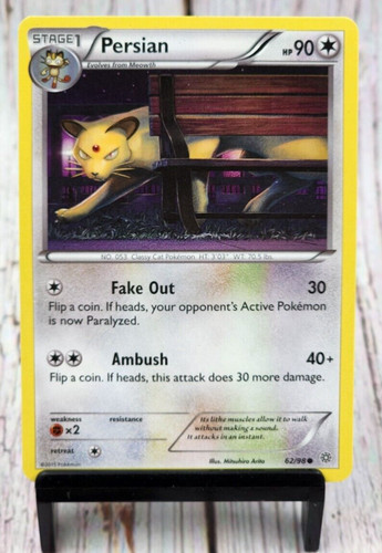2015 Pokemon TCG PERSIAN 62/98 XY Ancient Origins Common | eBay