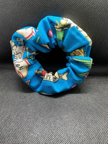 homemade blue tattoo scrunchies | eBay