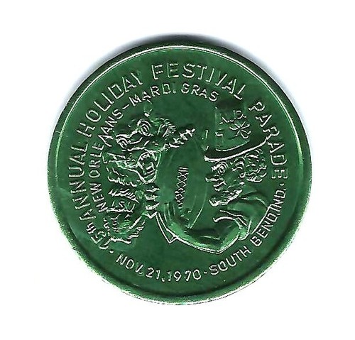 1970 NOTRE DAME FIGHTING IRISH LSU TIGERS FOOTBALL GAME COIN TOKEN ...