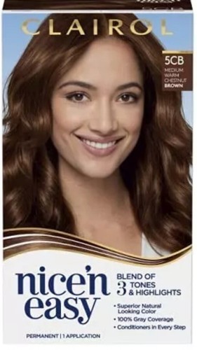 Clairol Nice'n Easy Hair Color *#5CB Medium Warm Chestnut Brown* R7P2b ...
