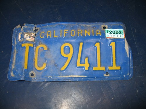 Vintage California Blue License Plate (1) issued between 1970-1982 | eBay