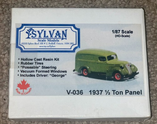 Sylvan HO Model 1937 1/2 Ton Panel - 1/87th Scale - V-036 | eBay