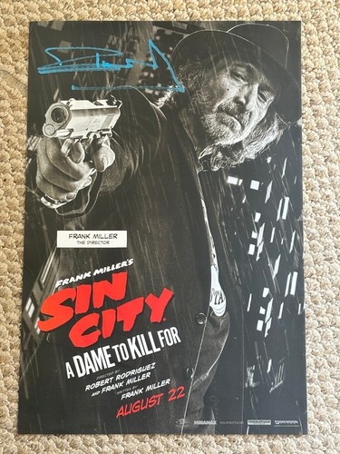 Frank Miller Signed Sin City 11x17 Movie Poster Signed at 2024 NYCC | eBay