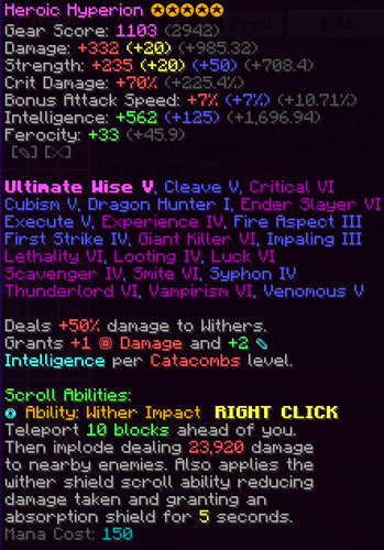 Hypixel Skyblock Hyperion | 24/7 | Discord: Mr.bogarts | eBay