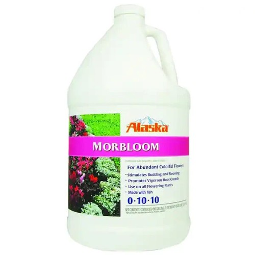 Alaska Morbloom 128 oz. (1 gal.) Liquid Flowering Plant Food Fertilizer ...