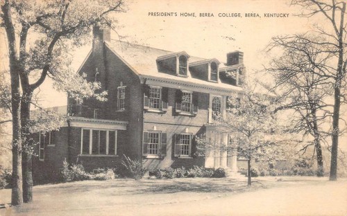 PRESIDENT'S HOME BEREA COLLEGE BEREA KENTUCKY POSTCARD 1947 | eBay