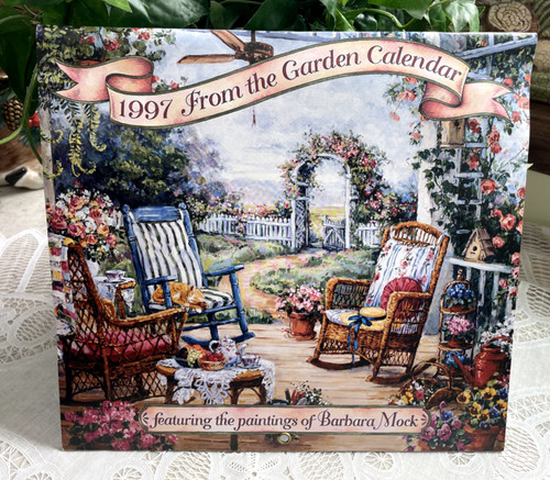 LANG 1997 WALL CALENDAR - FROM THE GARDEN / BARBARA MOCK - USABLE AGAIN ...