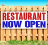 RESTAURANT NOW OPEN Advertising Vinyl Banner Flag Sign Many Sizes USA ...