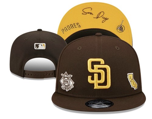 San Diego Padres SD Snapback Hat Cap Flat | eBay