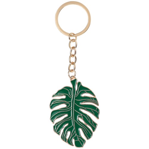 Cute Home Keychain Ocean Beach Keychains Hawaii Palm Leaf Keyring ...