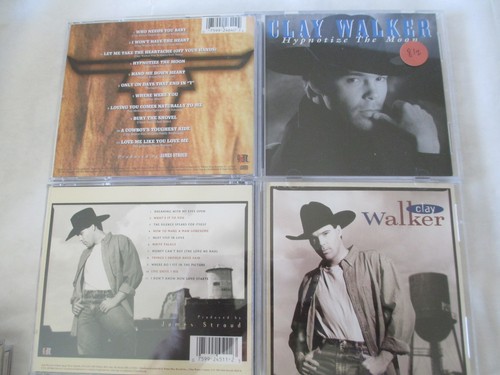 Clay Walker lot of 2 cds self titled and Hypnotize the Moon | eBay