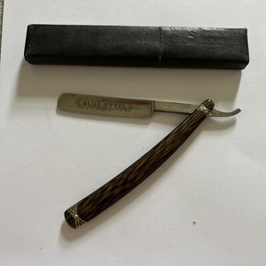 Blue Steel Straight Razor for sale | eBay