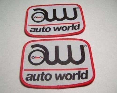 Auto World Logo Lot of 2 Collectible Patches 3.5 x 2.75 Inches | eBay