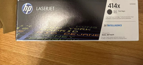 GENUINE HP 414X EMPTY SET OF 4-BLACK TONER | eBay