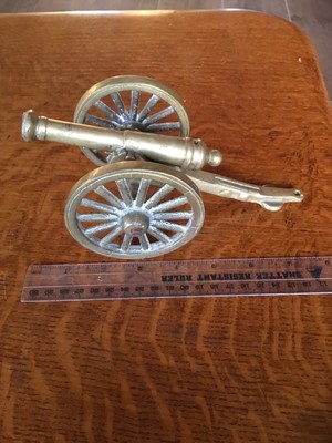 Brass Cannon in Collectable Brass Figures & Models for sale | eBay