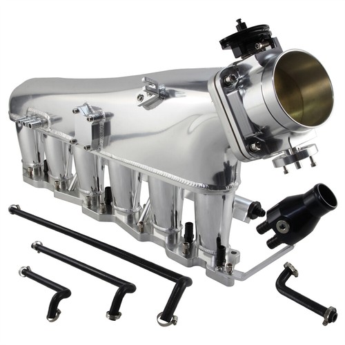 Intake Manifold Fuel Rail Throttle Body 90mm For Skyline R32 RB20DET 2 ...