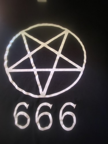 666 Pentagram SHIRT XL METAL GOTH SATAN IRON MAIDEN | eBay