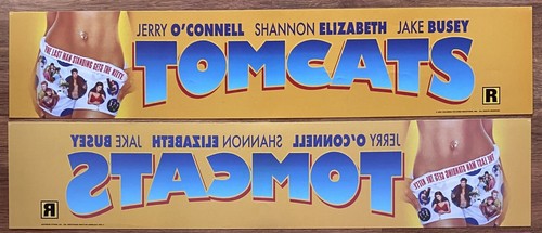 📽 Tomcats (2001) - Double-Sided - Movie Theater Mylar / Poster 5x25 | eBay