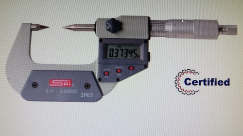 SPI ELECTRONIC POINT MICROMETER IP65 3-4" RANGE X .00005" GRAD (in/mm ...