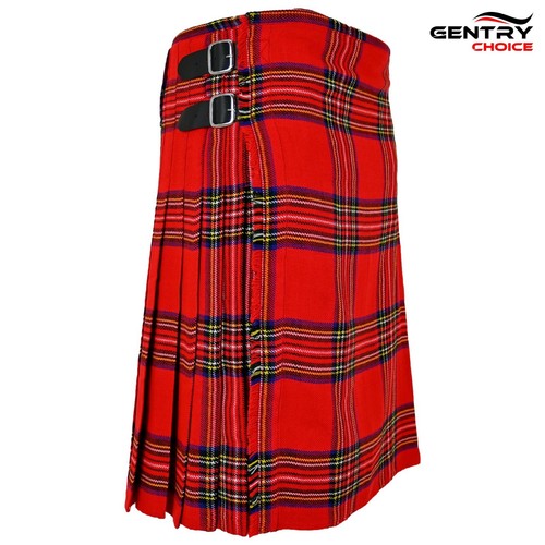 Tartan Kilt Royal Stewart 8 Yards Highlander Kilt Scottish Outfit ...