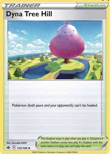 Pokemon Card 135/198 DYNA TREE HILL - CHILLING REIGN - UNCOMMON - NM | eBay