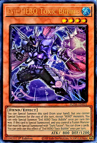 Evil HERO Toxic Bubble SUDA-EN001 | eBay