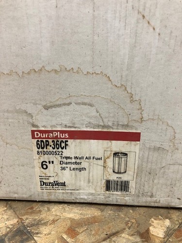 6DP-36CF DURAVENT DURAPLUS 36" PIPE LENGTH | eBay
