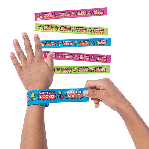 Our Class Rocks Slap Bracelets, Jewelry, 12 Pieces 192073720937| eBay