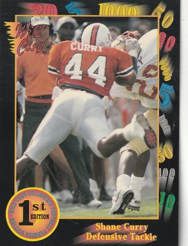 FREE SHIPPING-MINT-1991 Wild Card Draft #105 Shane Curry | eBay