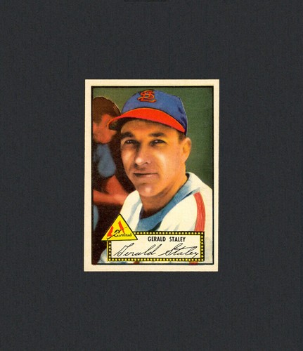 1952 Topps Gerald Staley #79 - RED BACK - St. Louis Cardinals - EX-MT+ ...