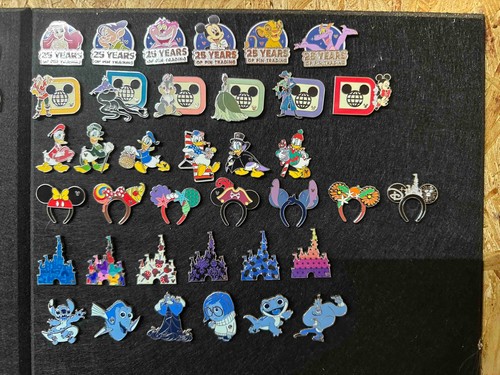 2025 Walt Disney World Hidden Disney Complete Pin Set w/Chasers-Free ...