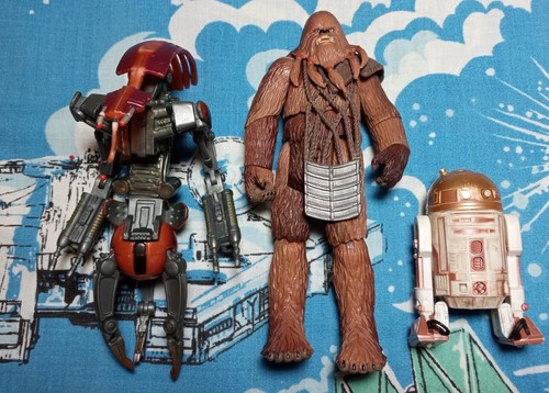 Star Wars Random Lot Of 3 Figures Wookie / Droids | eBay