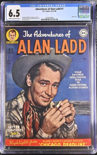 Adventures of Alan Ladd (1950 DC) # 1 CGC: CGC 6.5 (4335078008) | eBay