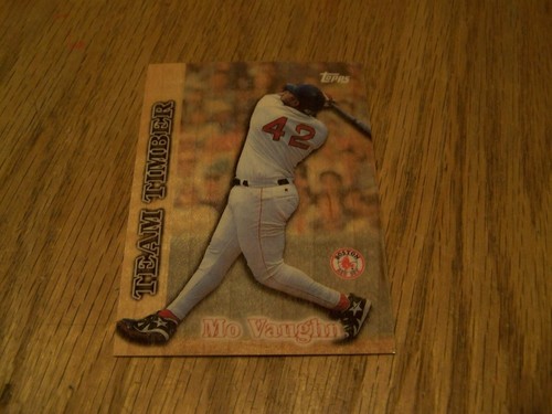 MO VAUGHN 1997 TOPPS TEAM TIMBER BASEBALL CARD # TT11 | eBay