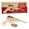Rubber Band Shooter Wooden Toy Gun Shooting Wood Cowboy Wild West ...