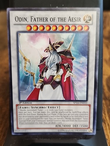 Odin, Father of the Aesir - Yugioh Light Synchro - Vintage | eBay