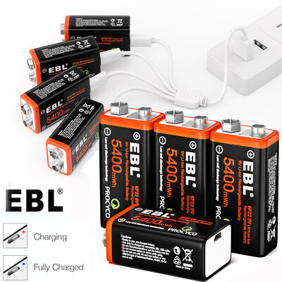 9V Battery Pack in Rechargeable Batteries for sale | eBay UK