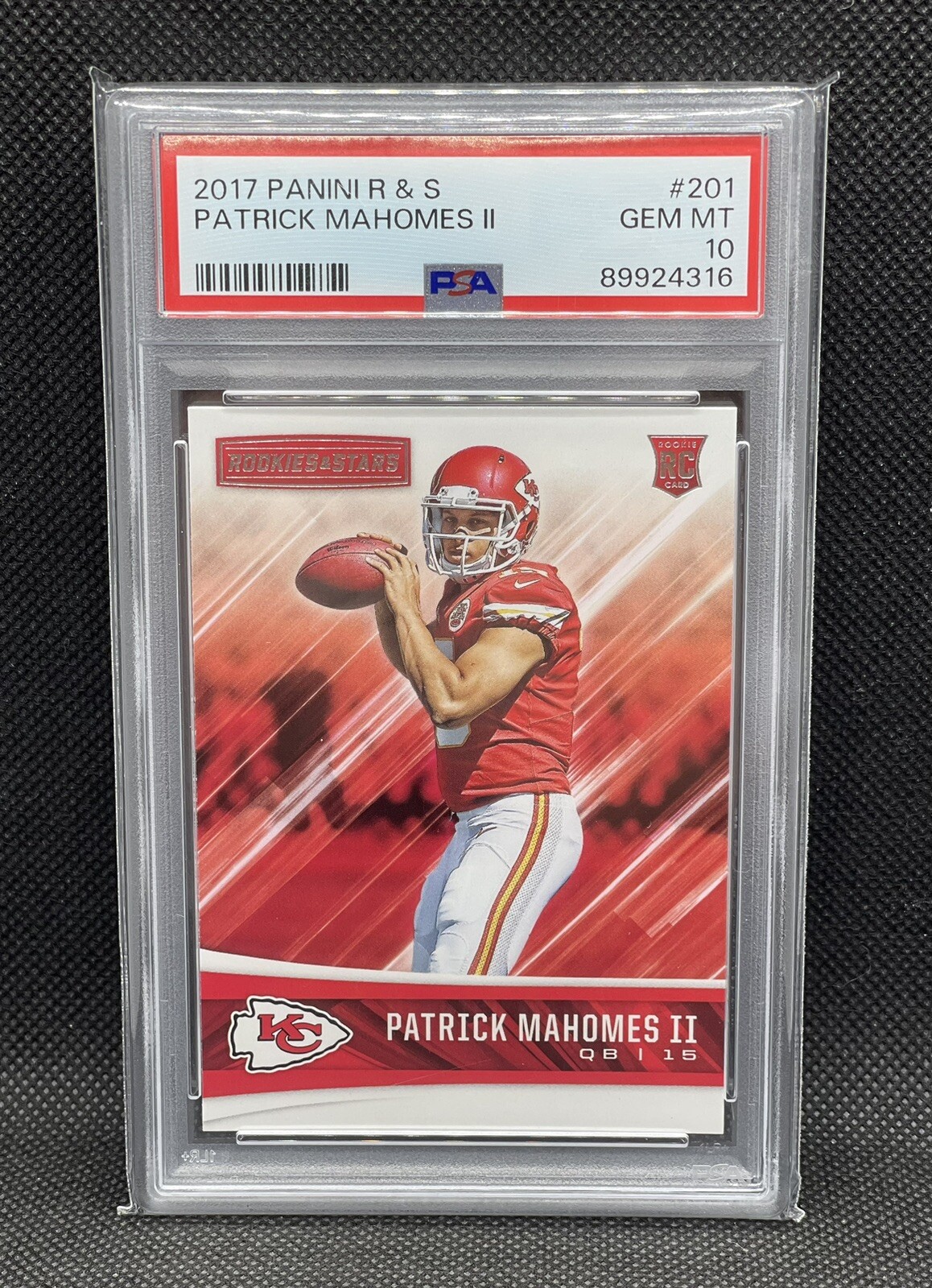 Patrick Mahomes II 2017 Rookies & Stars #201 Base Price Guide - Sports ...