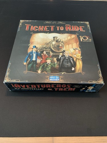 Days of Wonder - Ticket To Ride: 10th Anniversary Edition - RARE Board ...