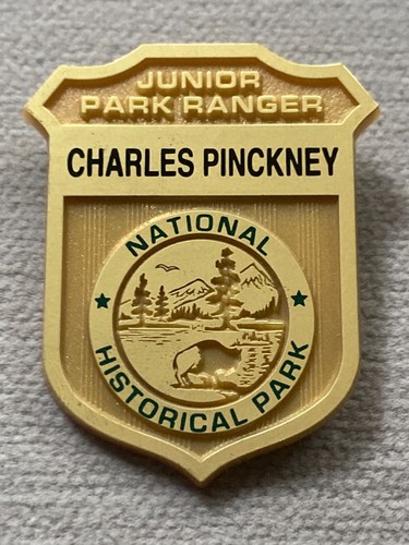 CHARLES PINCKNEY NATIONAL PARK JUNIOR RANGER BADGE SOUTH CAROLINA ...