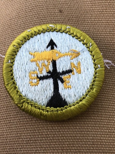 Boy Scout Merit Badge Weather Emblem Patch MR FS | eBay